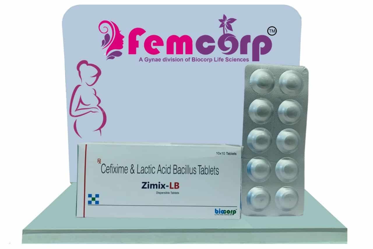 Cefixime & Lactic Acid Bacillus Tablets | Zimix-LB